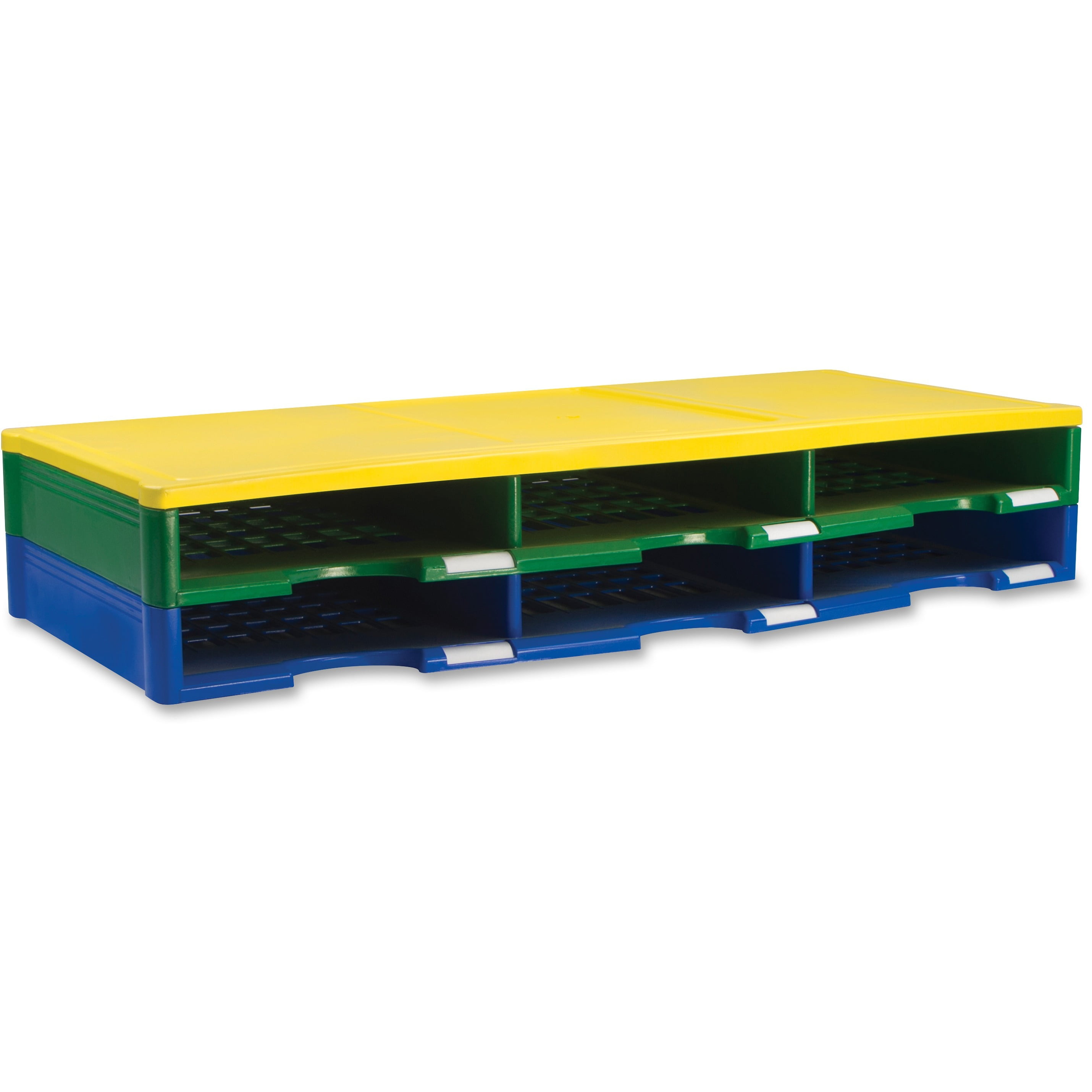 Storex 6 Piece Literature Organizer, Blue, Green, Yellow, 4 / Set ...