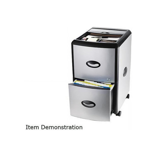 Storex Portable Storage Mobile Filing Cabinet with Locking Drawer ...