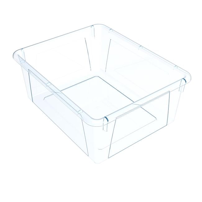 Storex 62532U05C Letter Size 10 x 13 x 5 in. Deep Storage Tray ...