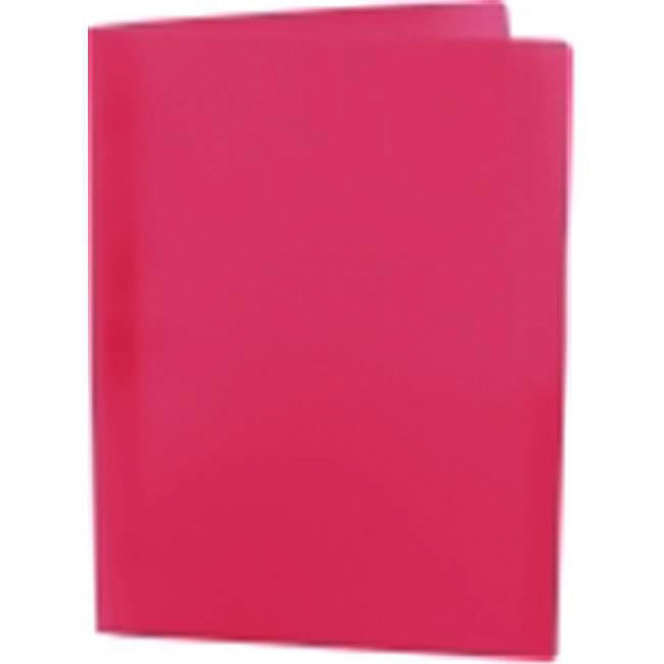 Storex 8.5 x 11 in. Eco Plastic Recycled Report Cover With Prongs, Red ...