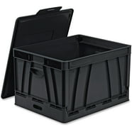 Storex Premium Plastic File Crate, Holds Letter and Legal Folders ...