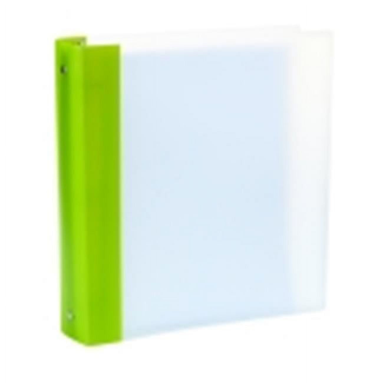 Storex Flex-Color Plastic Poly Heavy Duty O-Ring Binder With Stripe - 1 ...