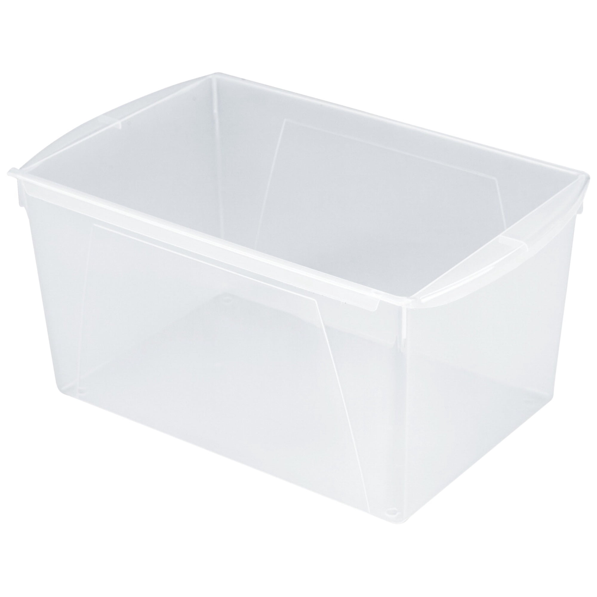Storex Interlocking Book Bins, Double Wide, 14-1/2 x 9-1/5 x 7 Inches ...