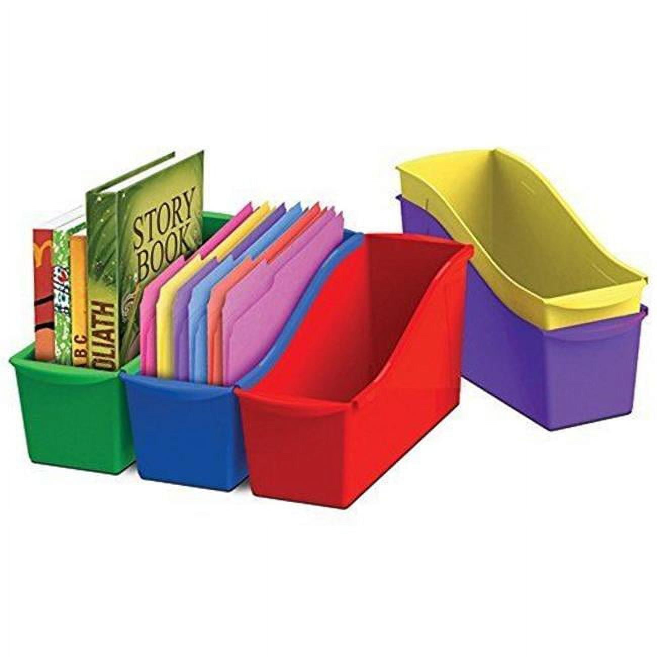 Storex Interlocking Book Bins - Set of 5 - Walmart.com