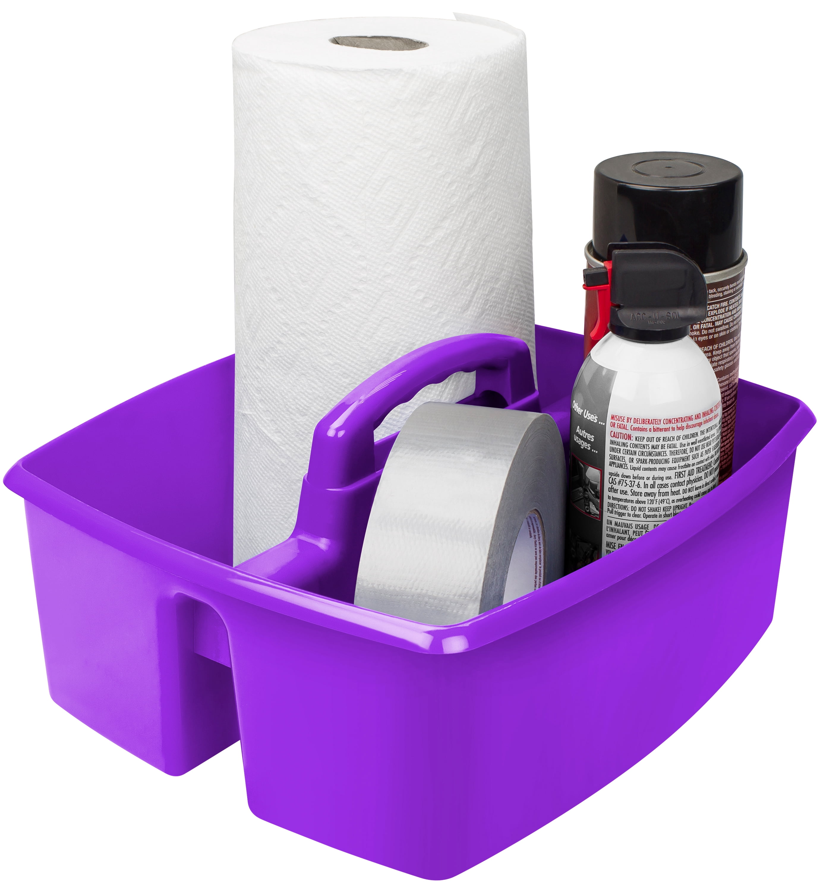 Storex Large Caddy 13"X11"X6.375"-Purple - Walmart.com