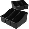 Storex Classroom Storage Containers - Large Plastic Book, Magazine ...