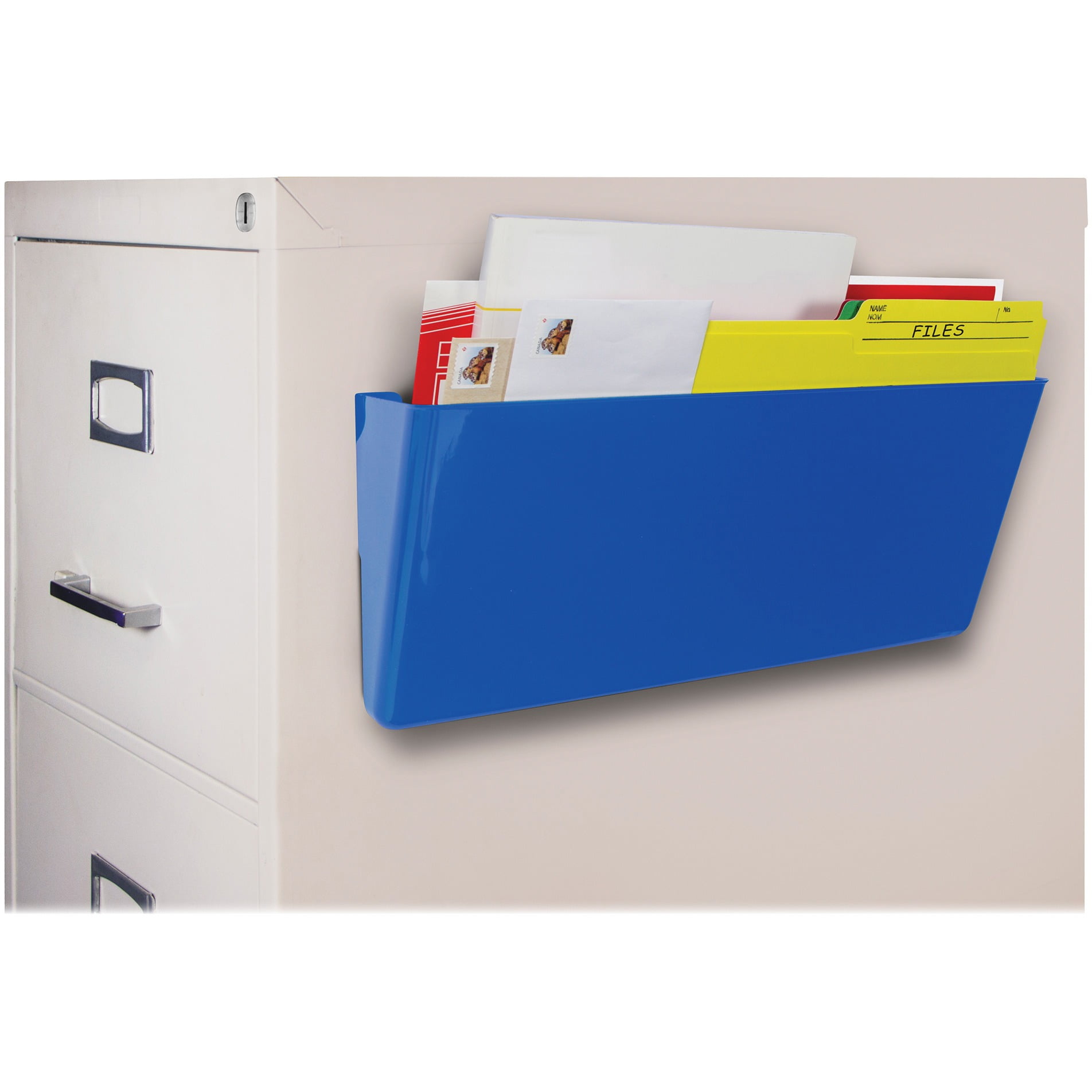 Storex Legal-Size Magnetic Plastic Wall Pocket, Holds 5 lbs, School ...