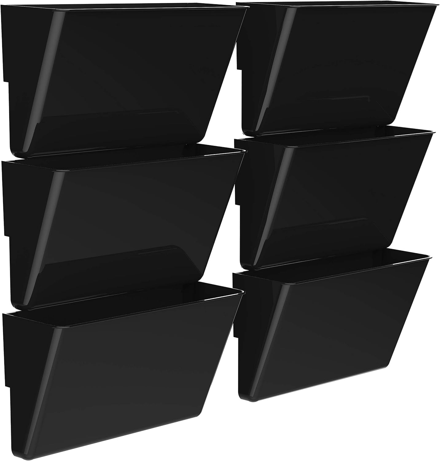 Storex Letter-Size Magnetic Wall Pocket – Plastic File Organizer, Heavy ...