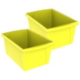 Storex Medium Classroom Storage Bin, Yellow, Pack of 2 - Walmart.com