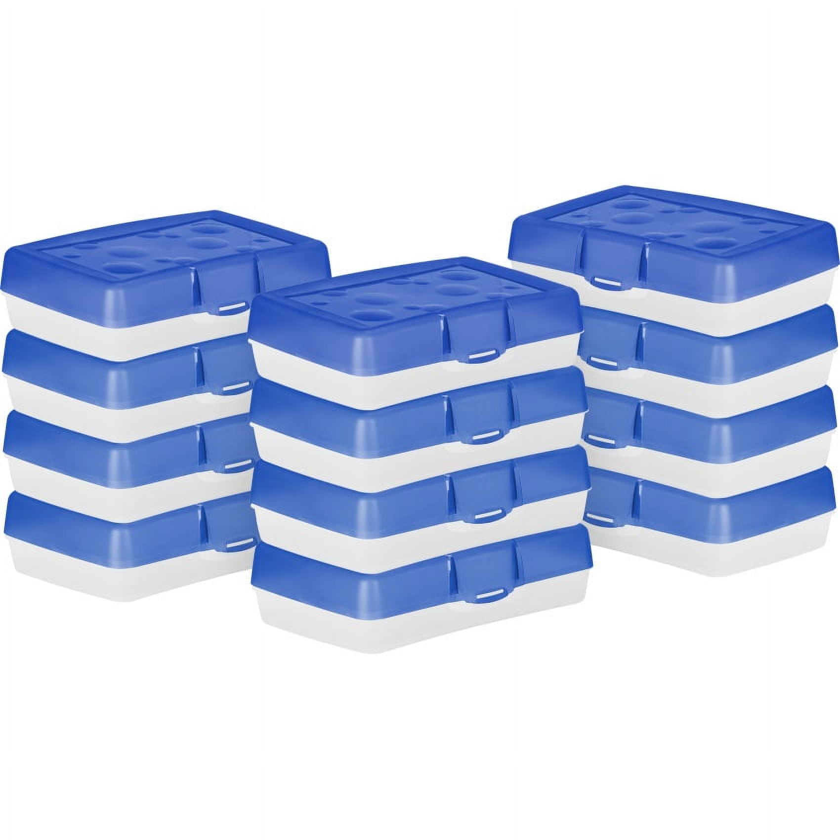 Storex Pencil Case, Blue (Box of 12) - Walmart.com