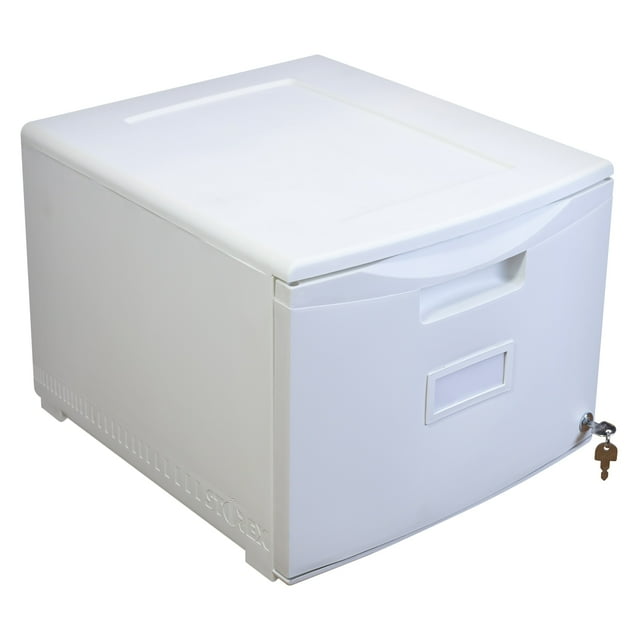 Free Shipping! Storex Plastic 14-3/4"W x 18-1/4"D Lateral 1-Drawer File ...