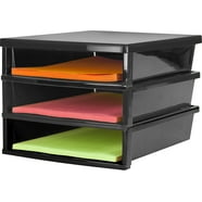 Stackable Acrylic Paper Trays, 12" x 12", 4pk, Clear - Walmart.com