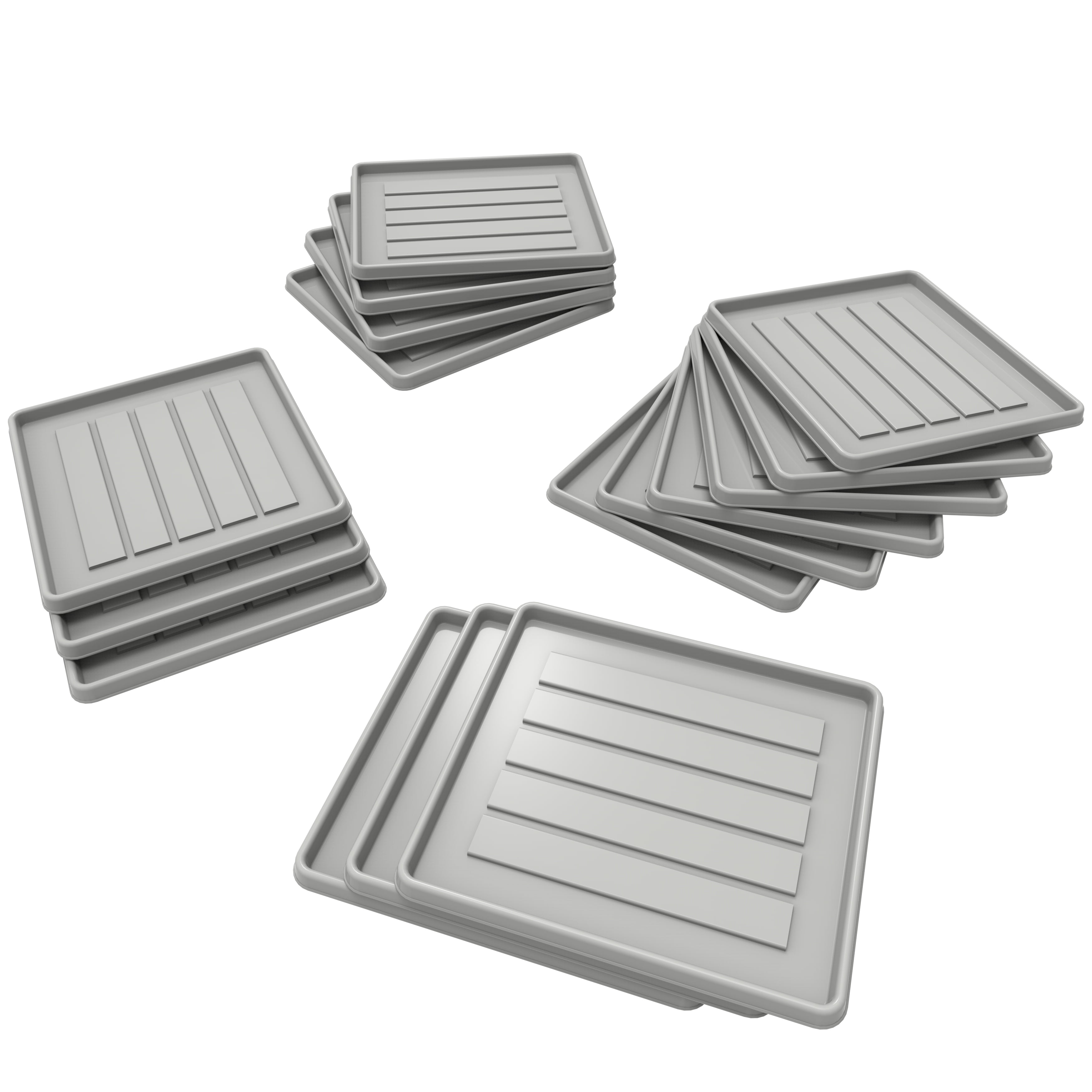 Free Shipping! Storex School Locker / Office Cubicle Boot Tray, Gray ...