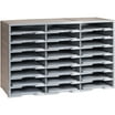 Storex Literature Organizer, 12 Sections, Recycled Plastic, Black ...