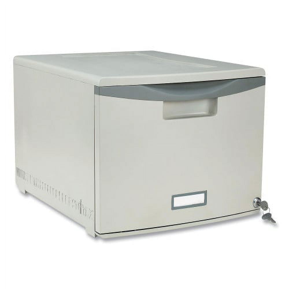 Storex Stackable Storage Drawer, 14.8" x 18.3" x 12.8", Gray - Walmart.com