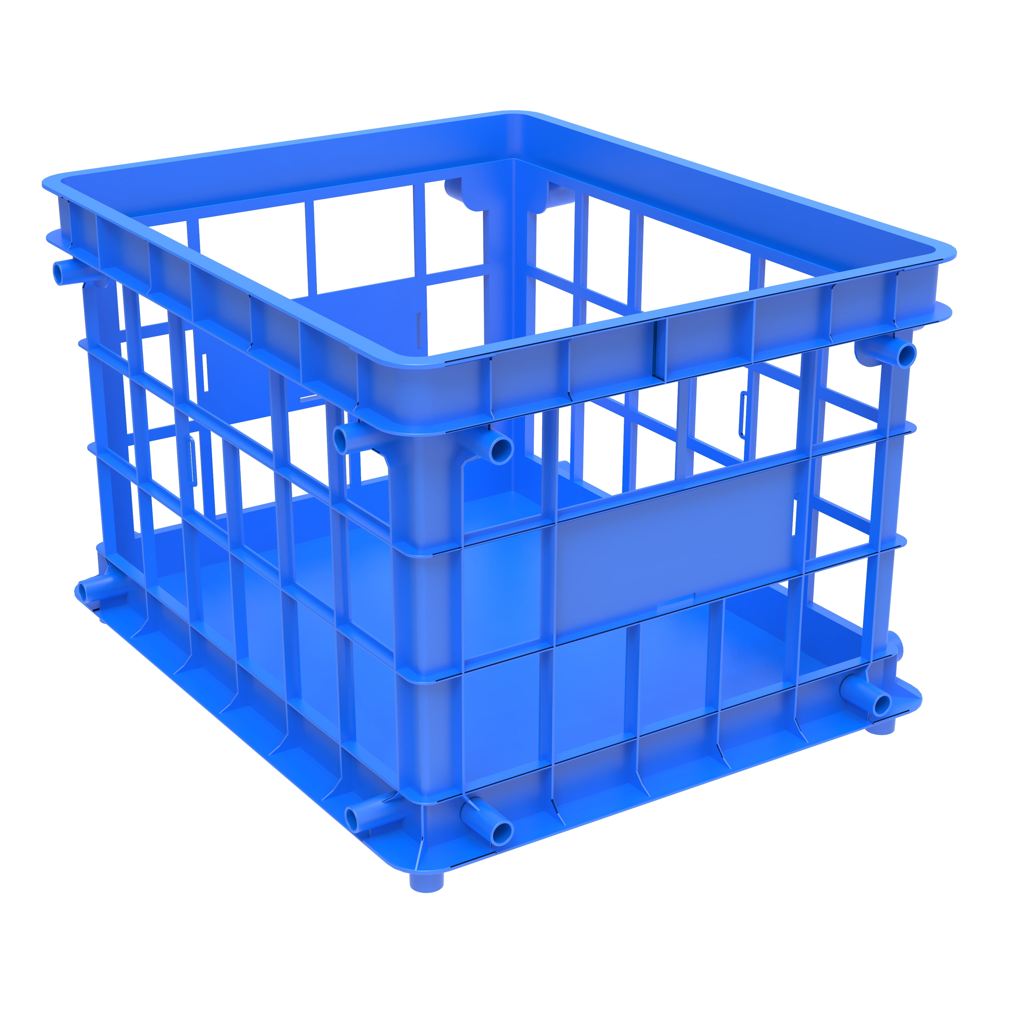 Storex Standard File Crate, Letter/Legal Size, Class Blue, 3-Pack ...