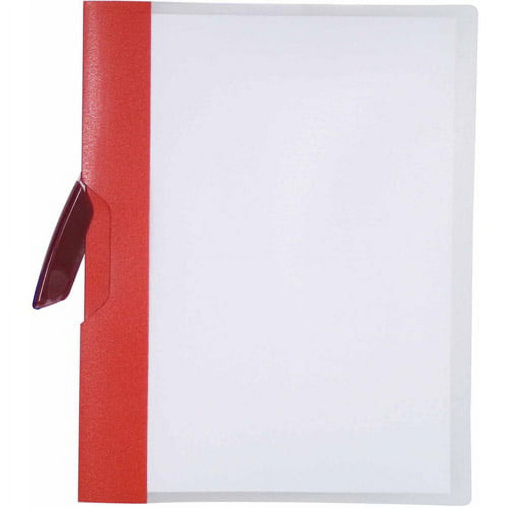 Storex Swing Clip Clear Report Covers, Stripes - Walmart.com