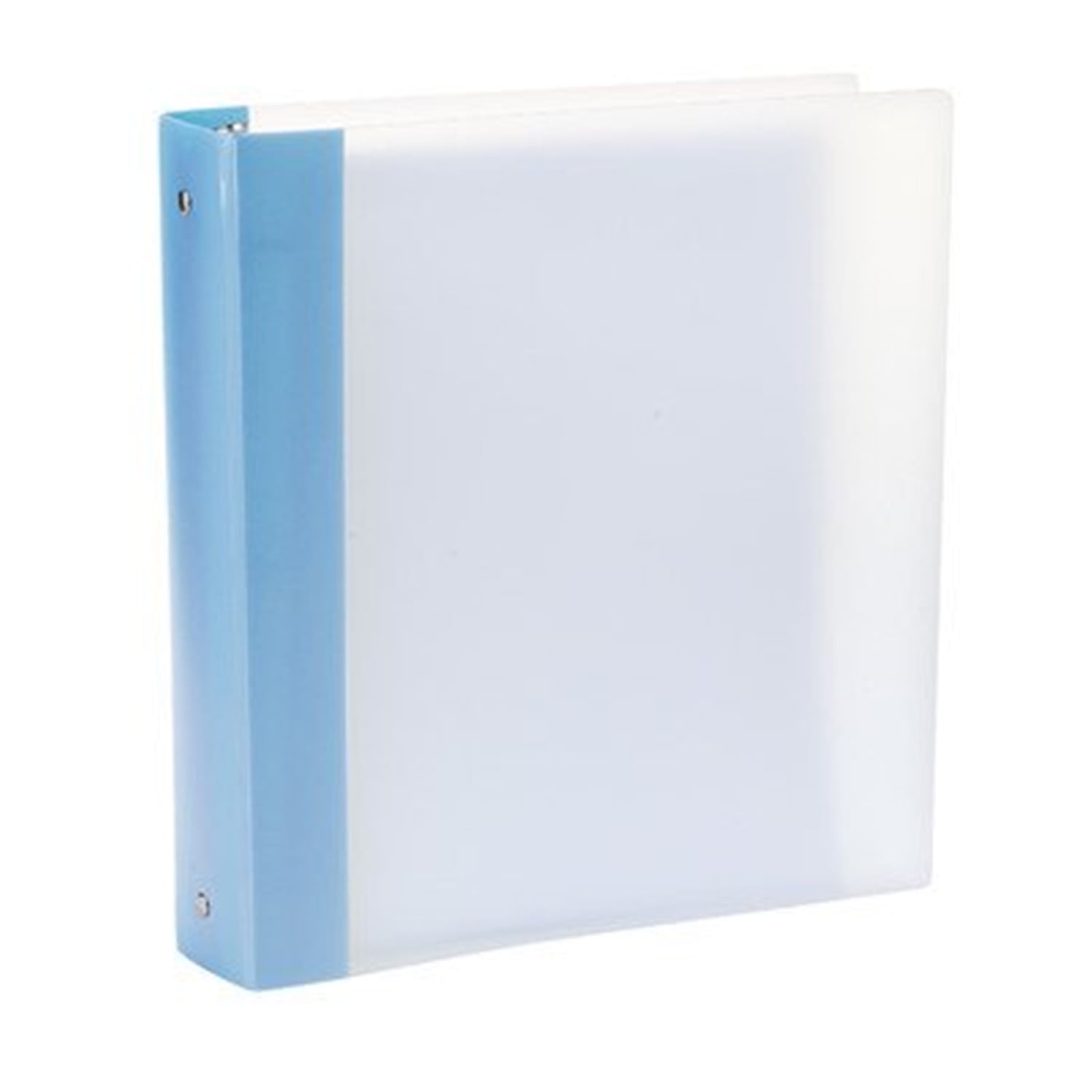 Storex Tear Resistant Clear Binder, 1.5-Inch, Blue Spine (Case of 6 ...