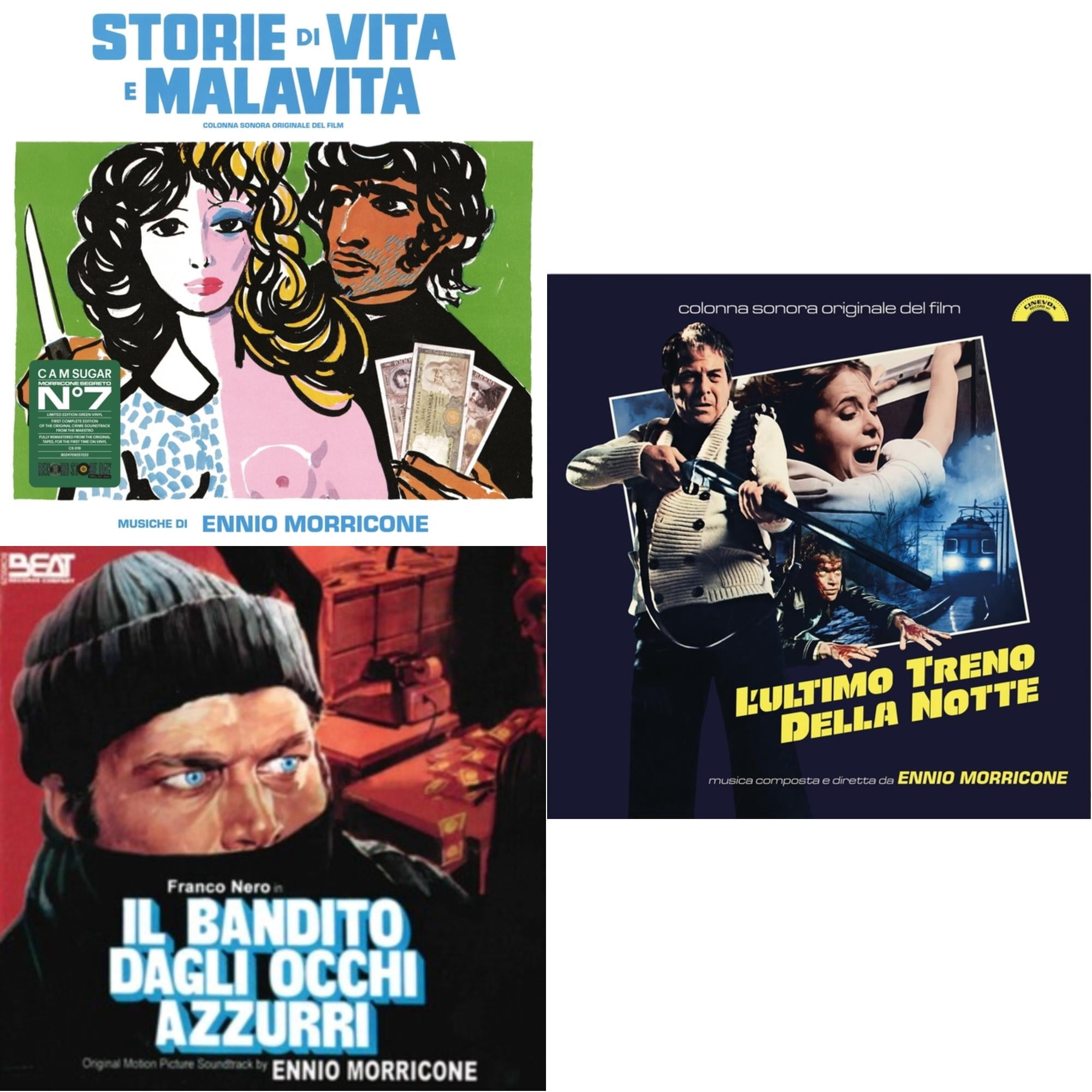 Blue-Eyed Bandit (Il Bandito Dagli Occhi Azzurri) Ost & L’Ultimo Treno ...