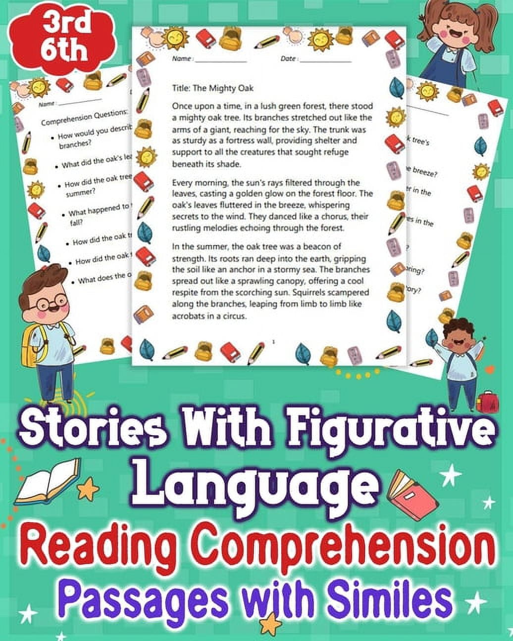 Stories With Figurative Language Reading Comprehension Passages with ...