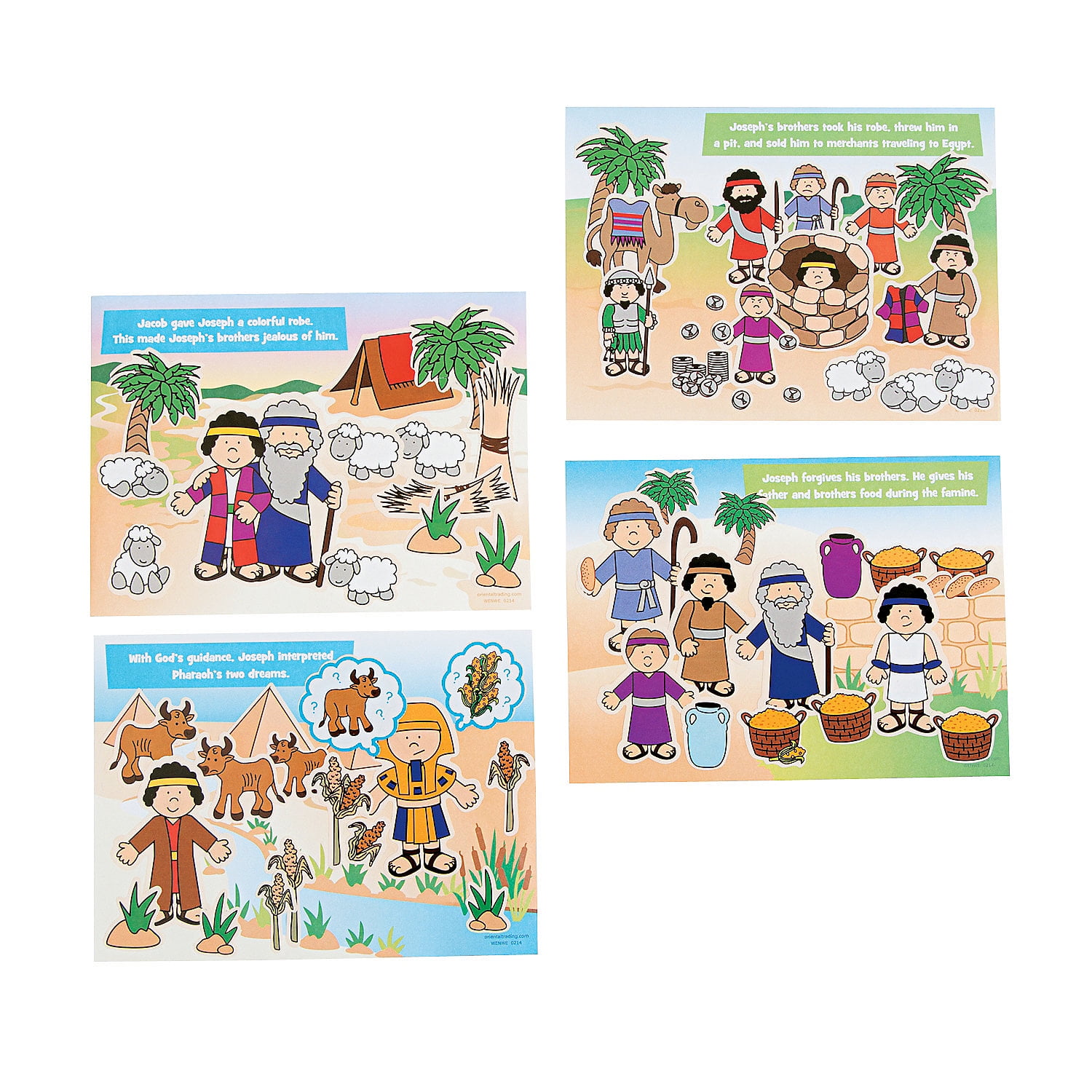 Stories Of Joseph Mini Mas - Stationery - 48 Pieces - Walmart.com
