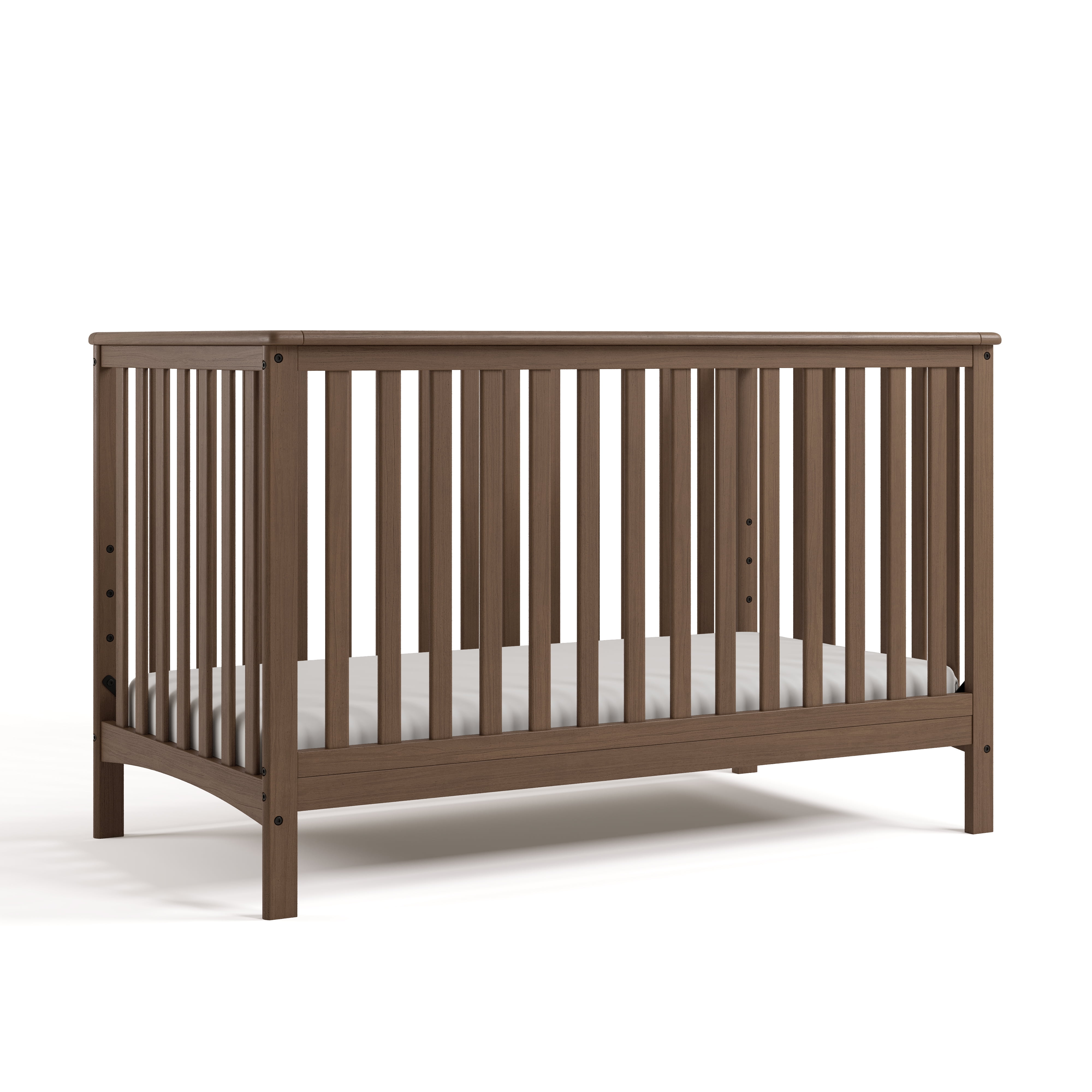 Storkcraft Hillcrest 4-in-1 Convertible Baby Crib, Hazelnut - Walmart.com