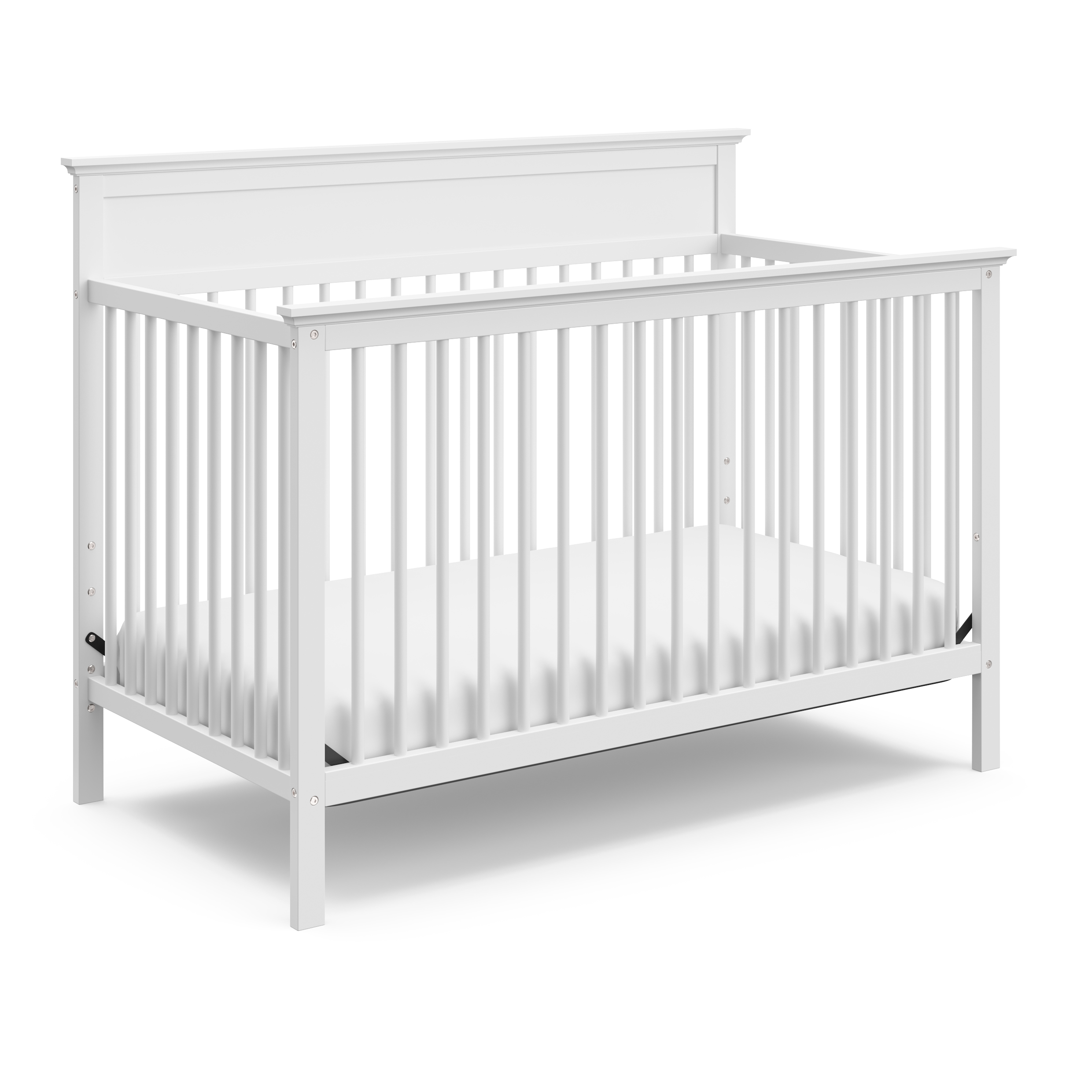 Storkcraft Beckett 3-in-1 Convertible Baby Crib, White - Walmart.com