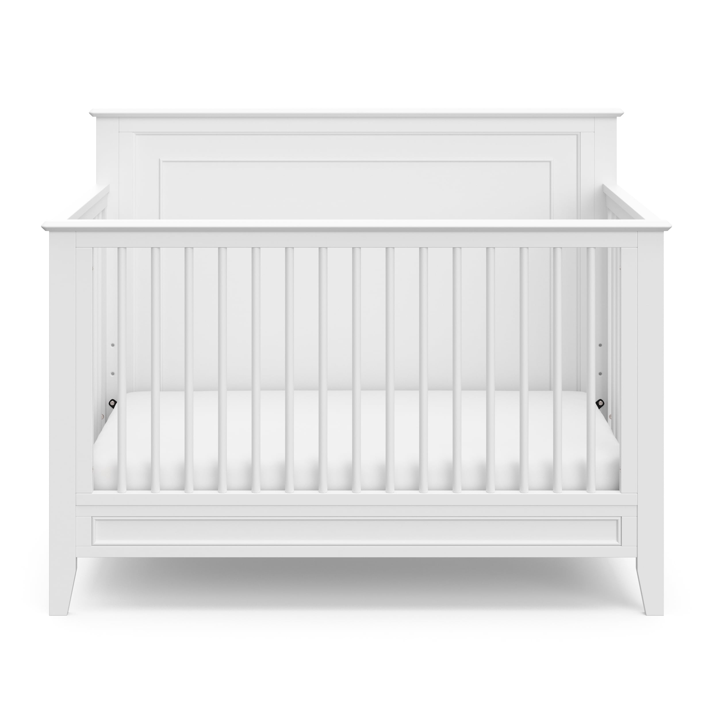 Storkcraft Solstice 5-in-1 Convertible Baby Crib, White - Walmart.com