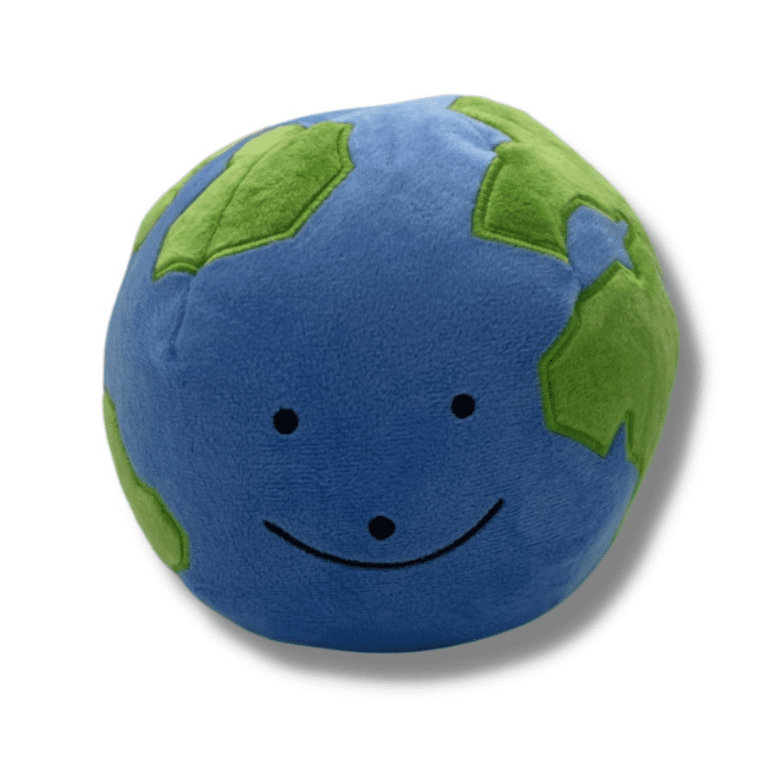 Storklings Earth Moon Planet, Reversible Plush Space Toy Globe, 8 ...
