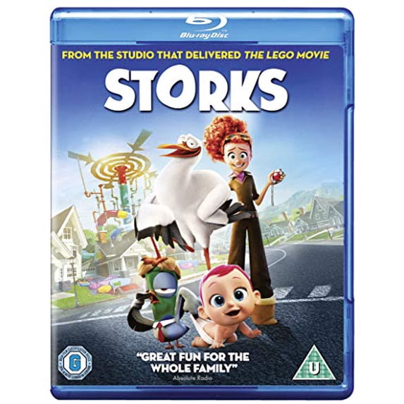 Storks (2016) (Blu-ray) Andy Samberg Danny Trejo Jennifer Aniston ...
