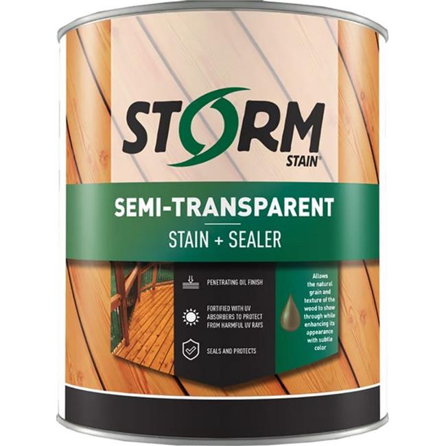 Storm 20141-1 1 gal Cedar Transparent Stain & Sealer 250 VOC - Walmart.com