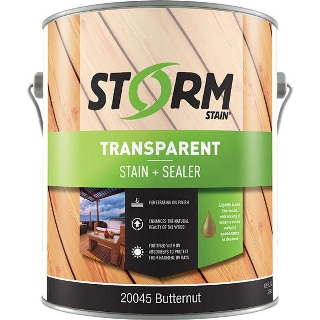 Storm 20145-1 1 gal Butternut Transparent Stain & Sealer 250 VOC ...