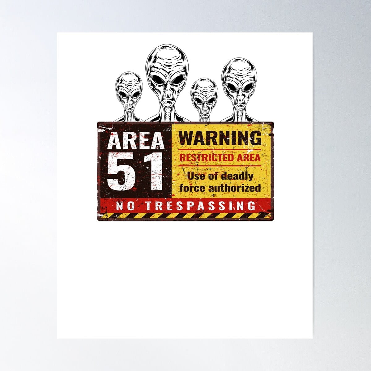 Don'T Storm Area 51 Raid Restricted No Trespassing Alien Ufo September ...