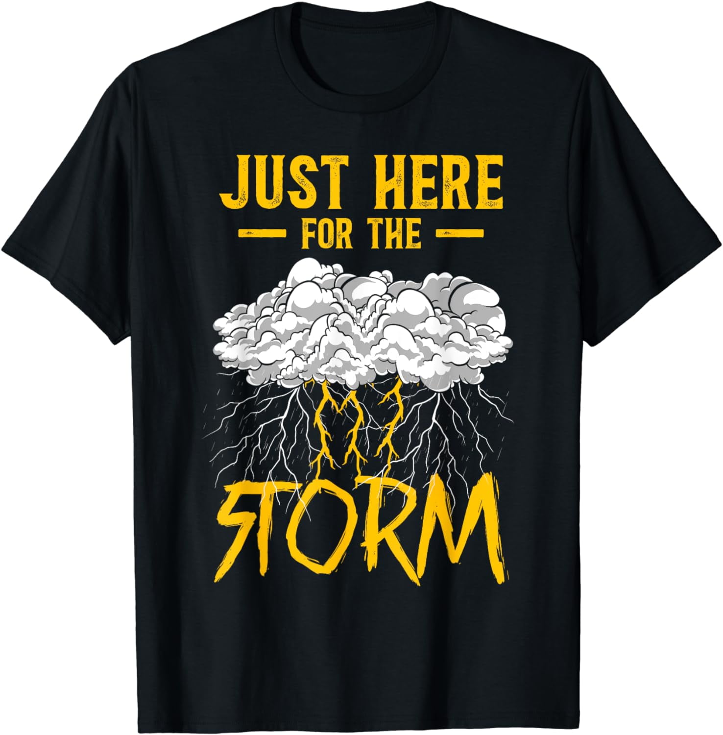 Storm Chaser Hurricane Meteorology Tornado Just Here For The T-Shirt ...
