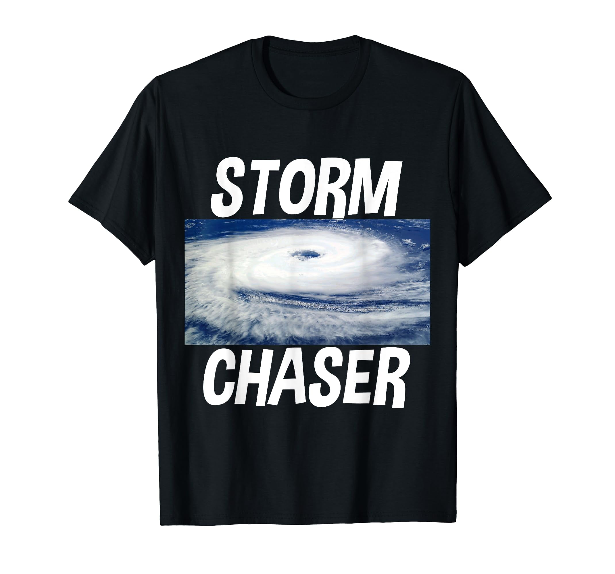 Storm Chaser Hurricane Picture Weather Meteorologist Black T-Shirt ...