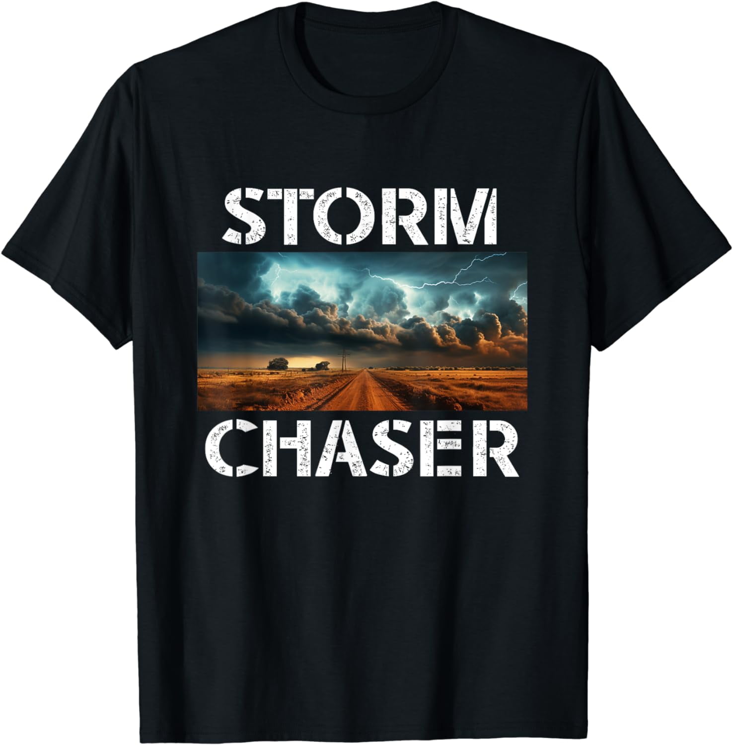 Storm Chaser Picture Extreme Weather Meteorologist T-Shirt - Walmart.com