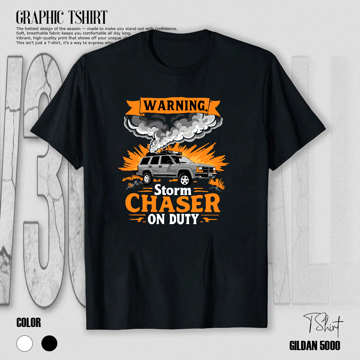 Storm Chaser Tornado Hunter Vintage Weather Lover Funny Quote Art ...
