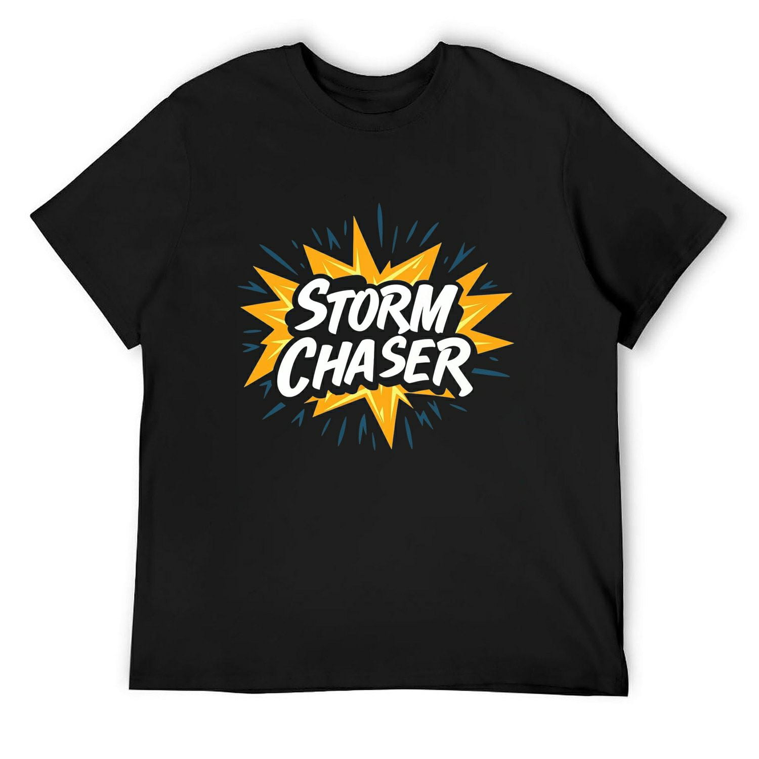 Storm Chaser Tornado Lightning Weather Meteorologist Retro Shirt Black ...