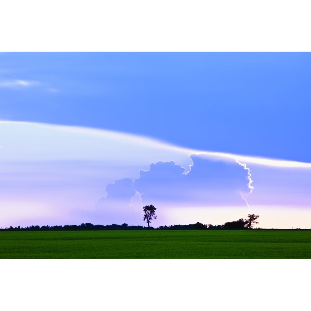 Storm Clouds At Sunset On Canadian Prairie, Pembina Valley, Manitoba ...