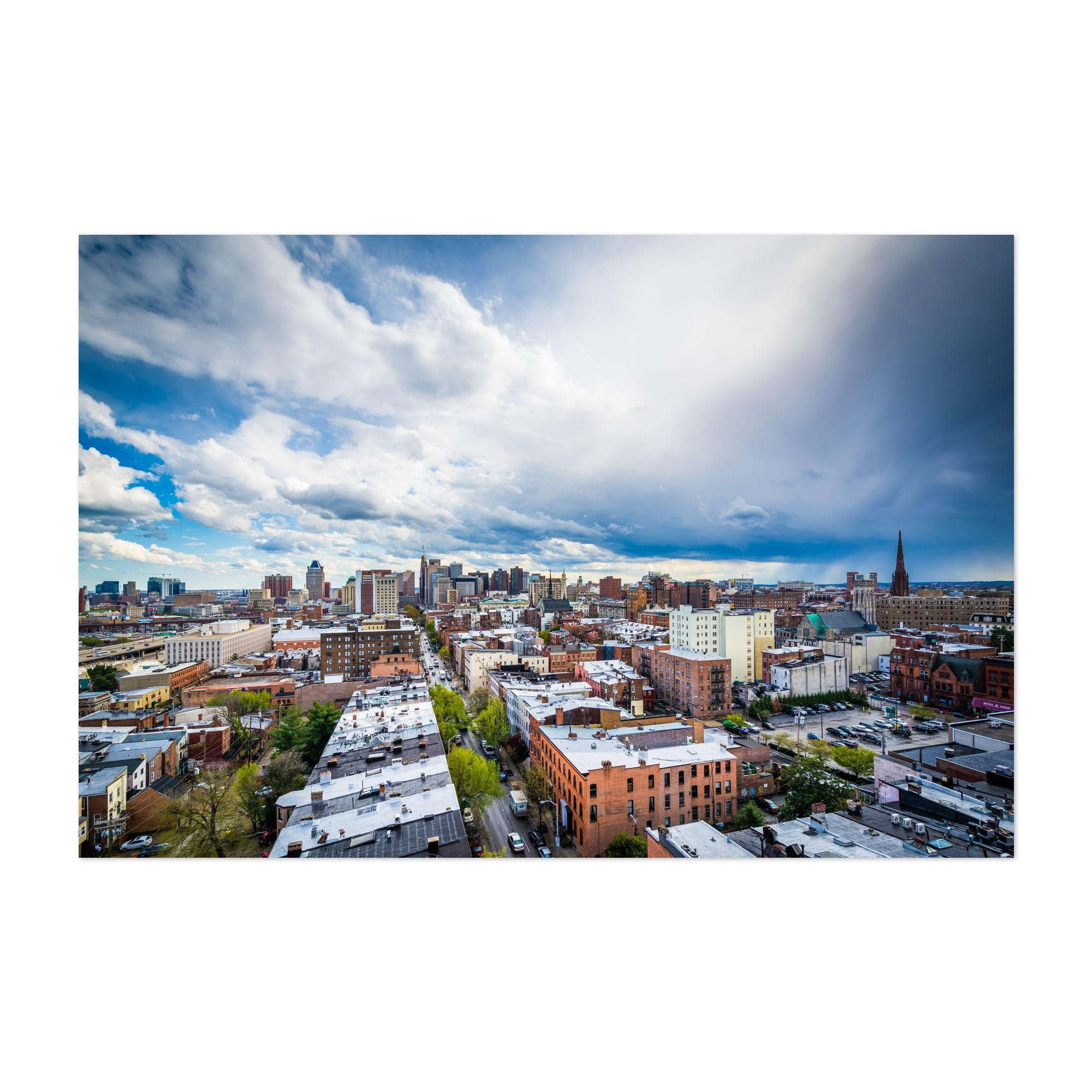 Storm Clouds - Baltimore Maryland Photography City Skyline Architecture ...