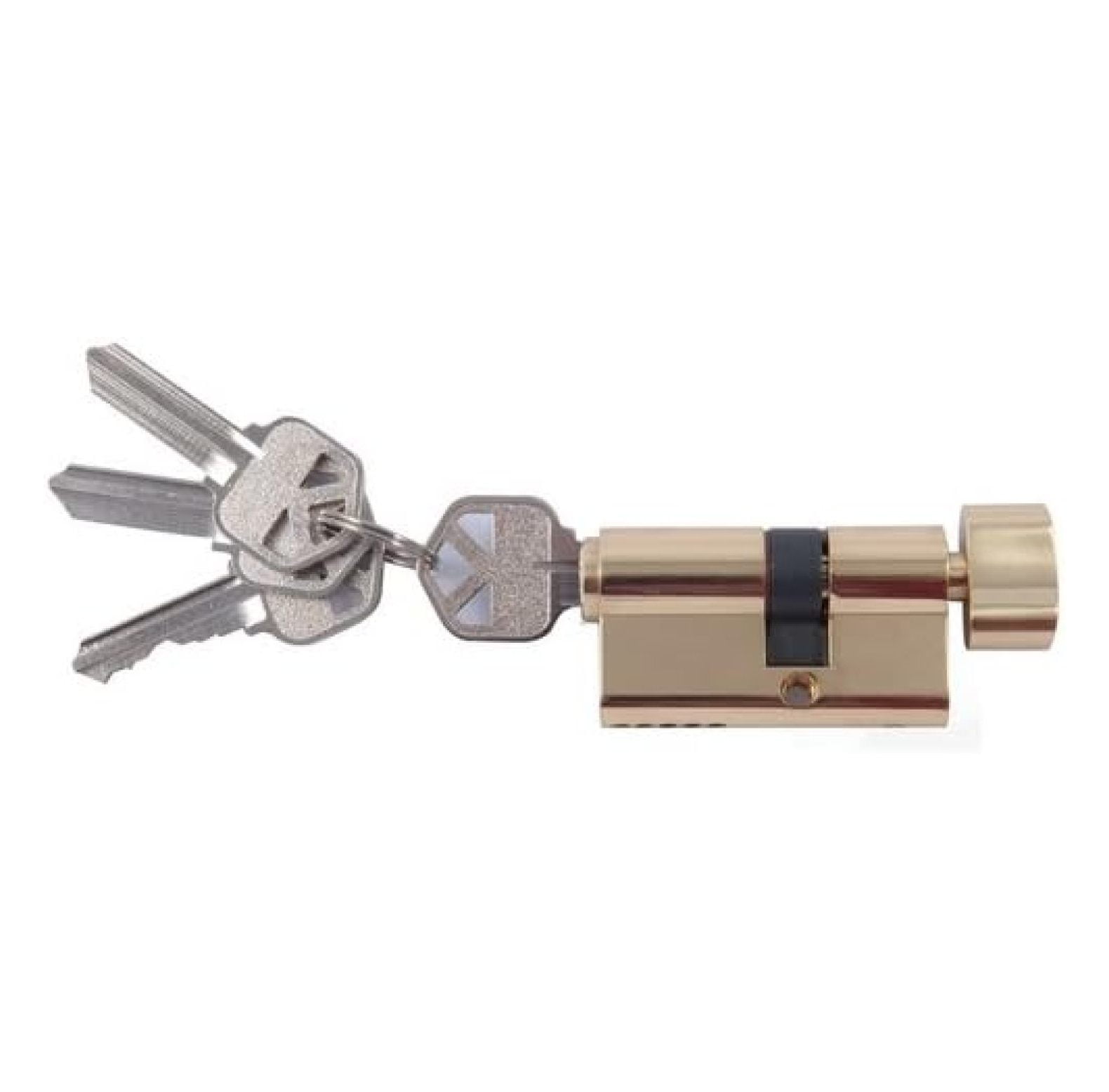 Storm Door Key Cylinder Lock in Brass Finish ( Brand) - Walmart.com