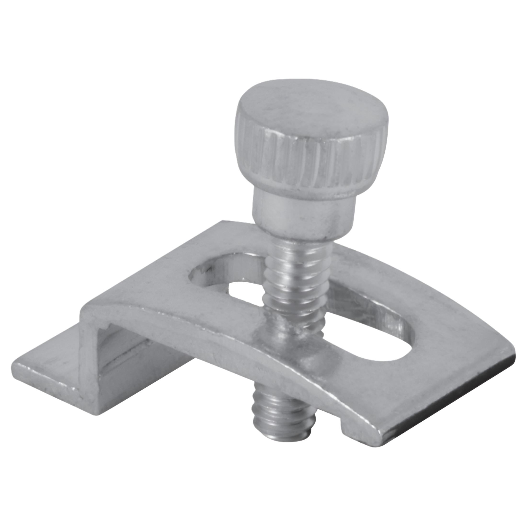 Storm Door Panel Clips with Screws, 1/4 in., Mill Finish (8-pack ...