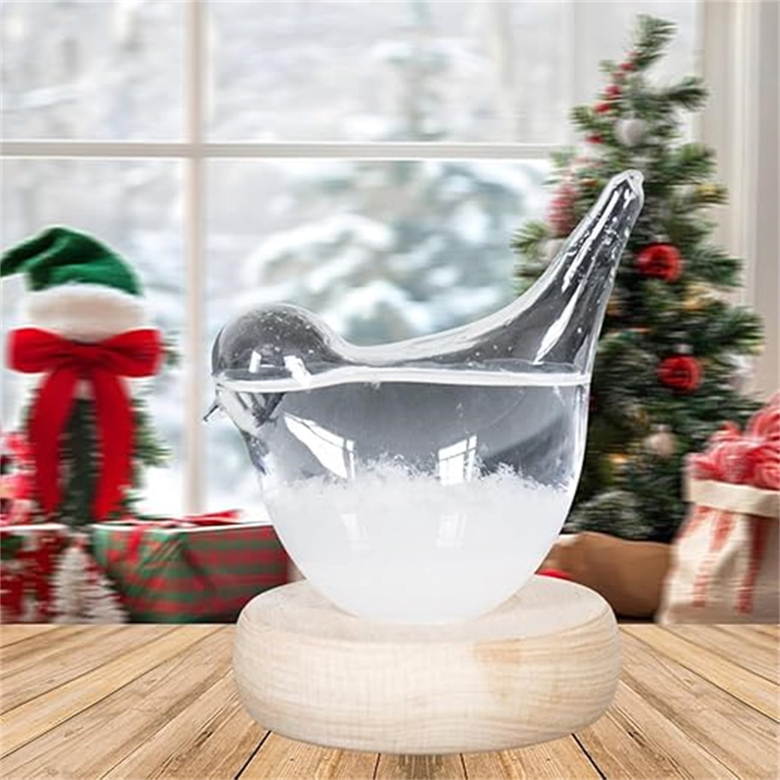 Storm Glass Weather Forecast Bottle - Snow Globes Barometer,Cloud Storm ...