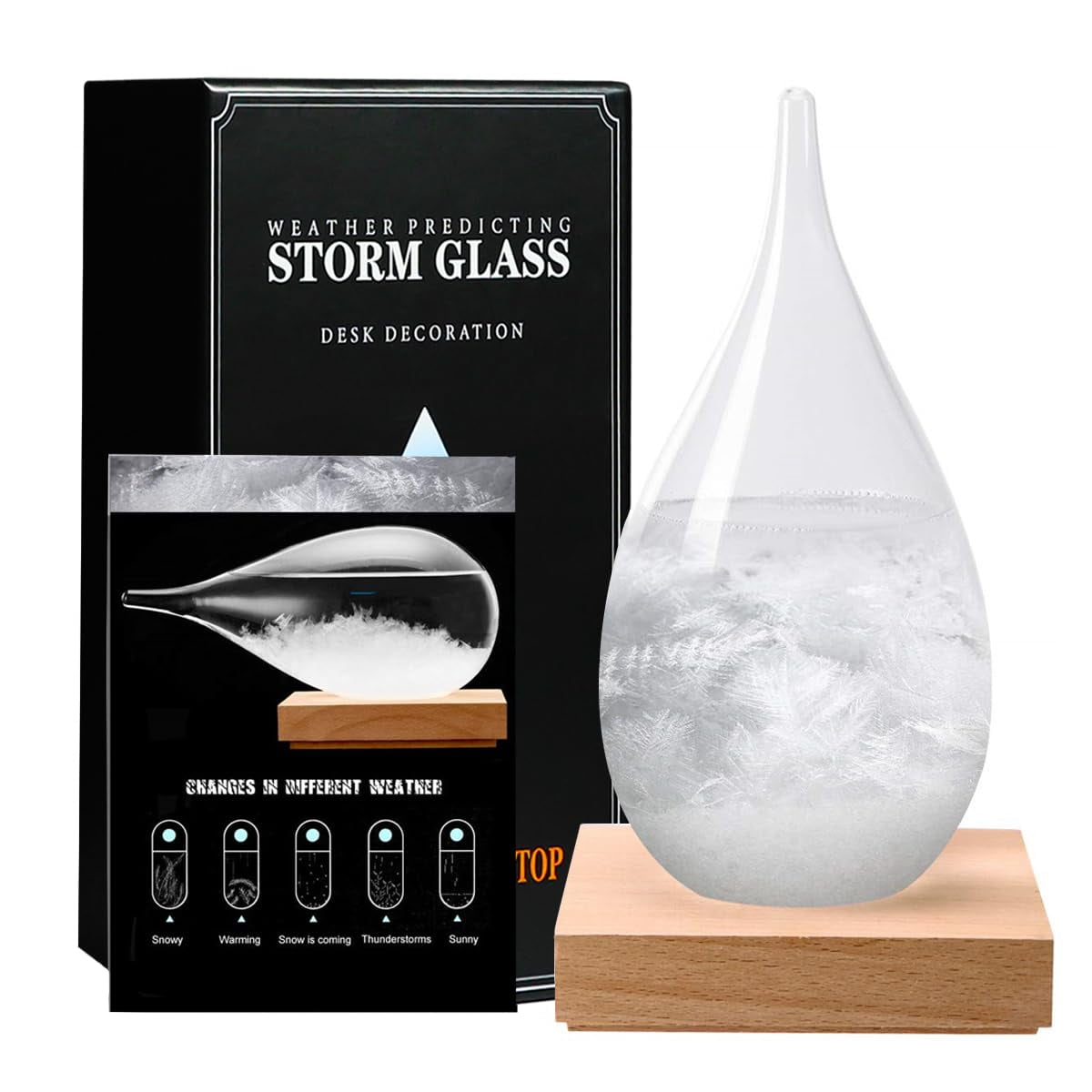 Storm Glass Weather Predictor: Cool Unusual Gifts, Snow Globes for ...