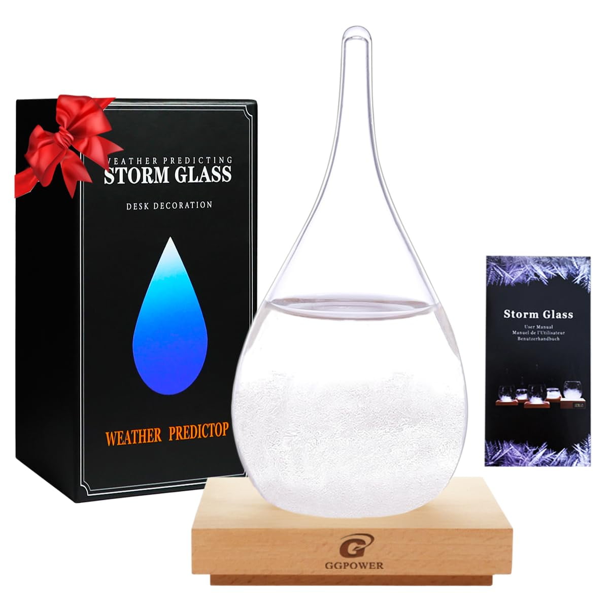 Storm Glass Weather Predictor, Weather Forecaster, Teardrop Glass ...