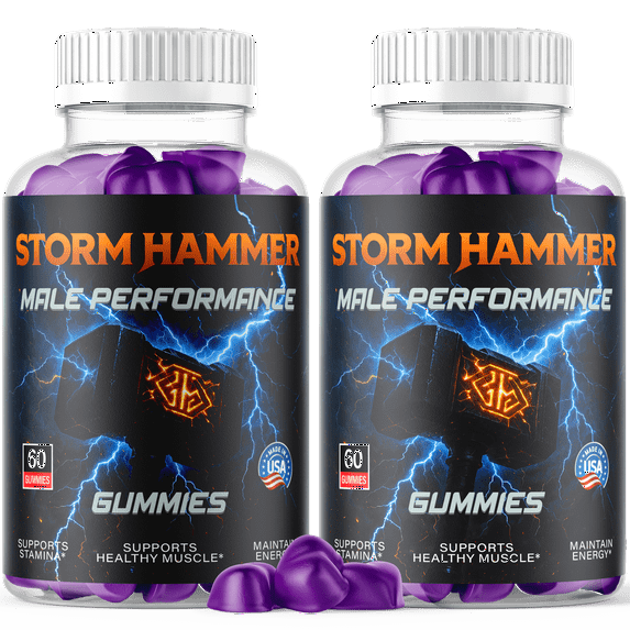 Storm Hammer Gummies Advanced Formula All Natural Vitamin Supplement ...