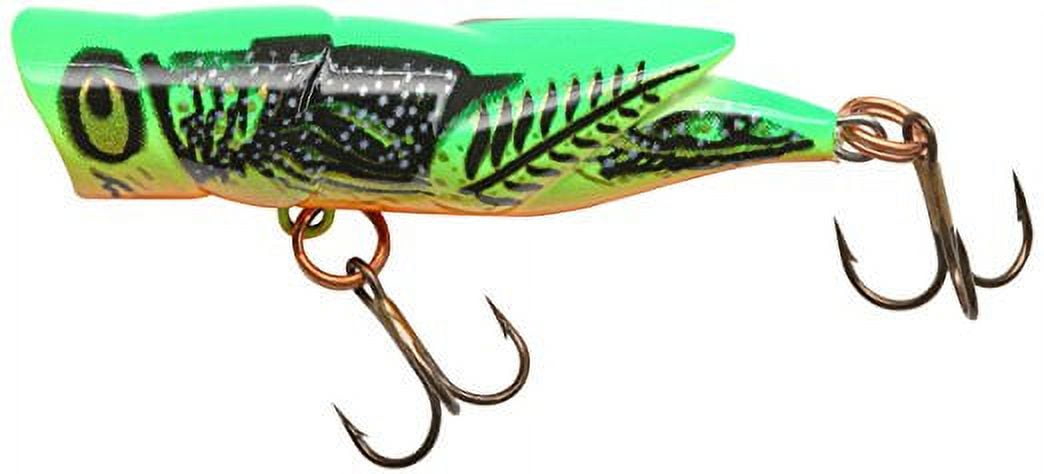 Storm Hopper Popper 1 1/2" Topwater Fishing Lure 1/16oz Firetiger ...