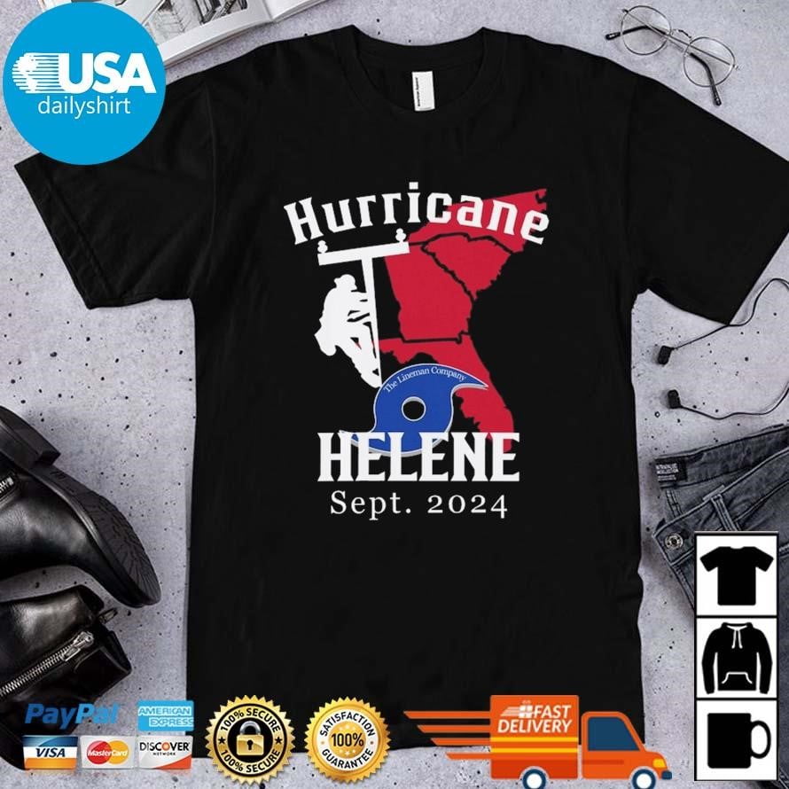 Storm Hurricane Helene American Lineman Journeyman 2024 Shirt - Walmart.com