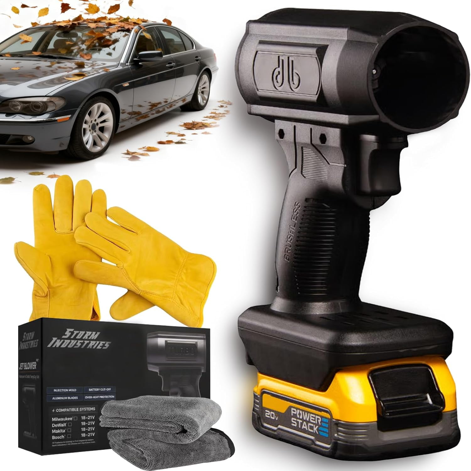 Storm Industries Blower 2026 New, 160,000 RPM 200 Mph, Cordless Storm ...