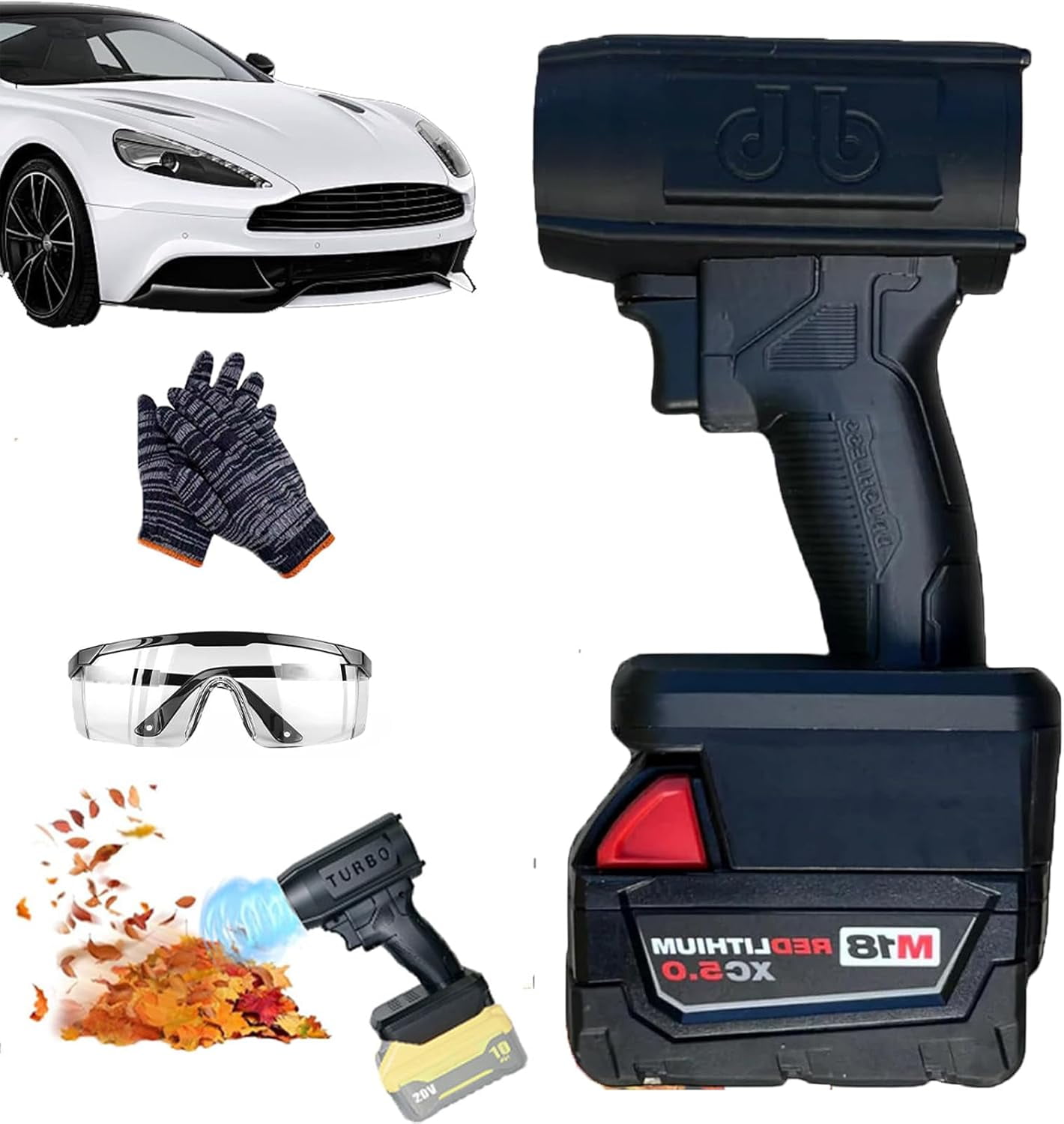 Storm Industries Jet Blower, 2025 Upgrade Electric Cordless Jet Blower ...